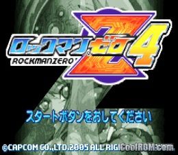 Rockman Zero 4 (Japan) ROM Download for Gameboy Advance / GBA - CoolROM.com